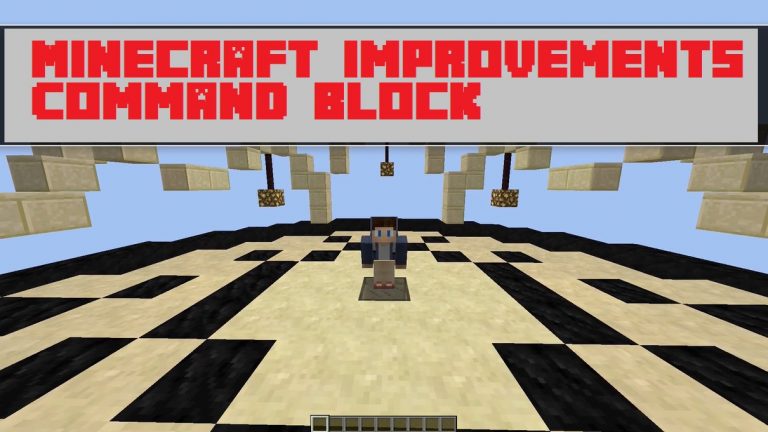 Minecraft Improvements Command Block 1.13.2-1.12.2