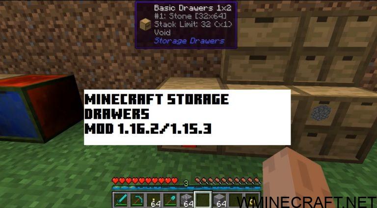 Storage Drawers Mod 1.18.2, 1.17.1: More Storage Solutions for ...