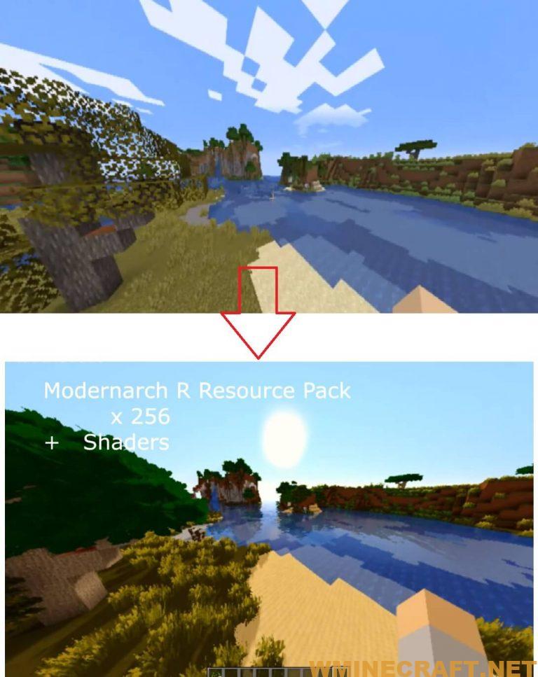 Modernarch R Resource Pack 1.16.3-1.16.2-1.15.2-1.14.4 - Wminecraft.net
