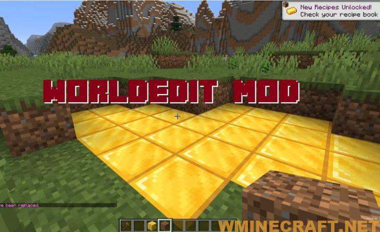 Minecraft WorldEdit 1.16.5/1.14.4/1.12.2 - Excellent platform Mod Minecraft