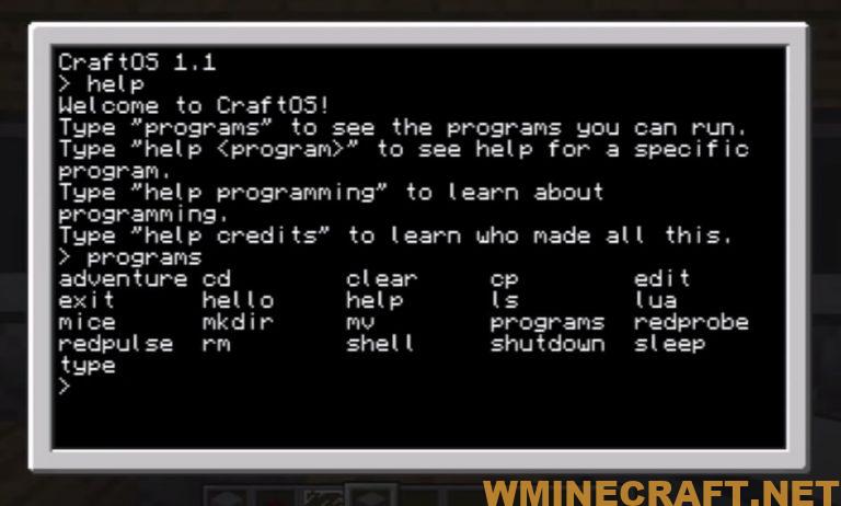 ComputerCraft Mod For Minecraft (1.12.2-1.9-1.7.10) - Computer programming