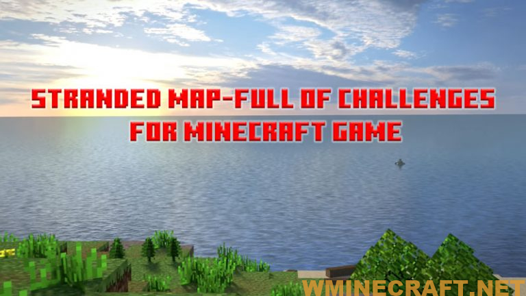 Survival Island: Stranded Map-full of challenges for Minecraft game