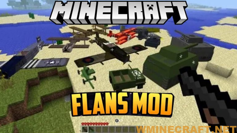 Flans Mod 1.12.2, 1.7.10: The Minecraft Mod With Planes, Cars, Tanks ...