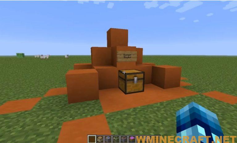Instant Blocks Mod 1.12.2/1.7.10 for Minecraft - Instant Structures ...