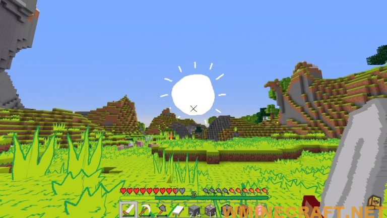 MS Painted Resource Pack 1.16.4/1.15.2/1.12.2 - Microsoft Paint in ...