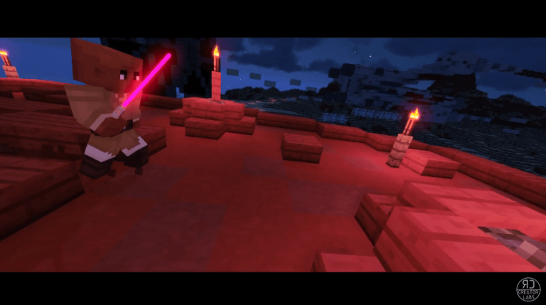 Glowing 3D Lightsabers Resource Pack 1.19 / 1.18 for Minecraft - Wminecraft.net