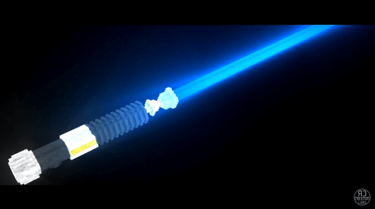 Glowing 3D Lightsabers Resource Pack 1.19 / 1.18 for Minecraft - Wminecraft.net
