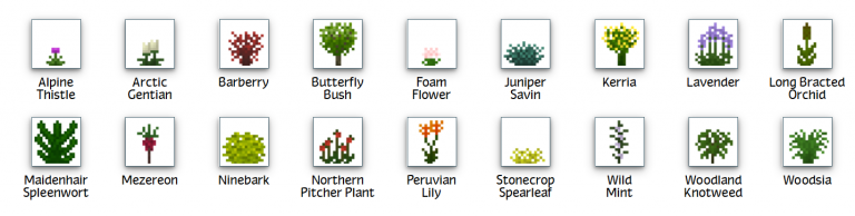 Plant Mega Pack Mod 1.12.2 for Minecraft – Theme of plants - Wminecraft.net