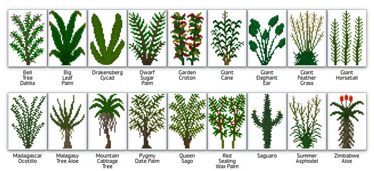 Plant Mega Pack Mod 1.12.2 for Minecraft – Theme of plants - Wminecraft.net