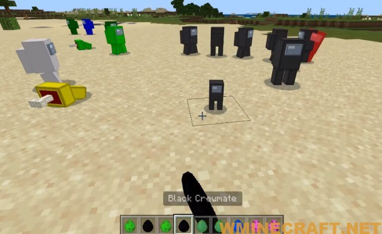 Among Us Mobs Mod for Minecraft 1.12.2 – (Color body, diamond sword ...