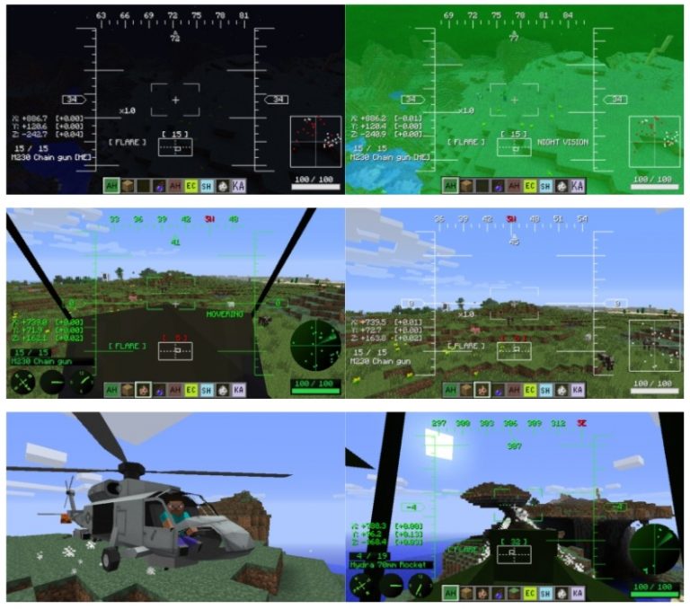 Download Mc Helicopter Mod 1.12.2-1.7.10 (little like Flan’s Mod ...