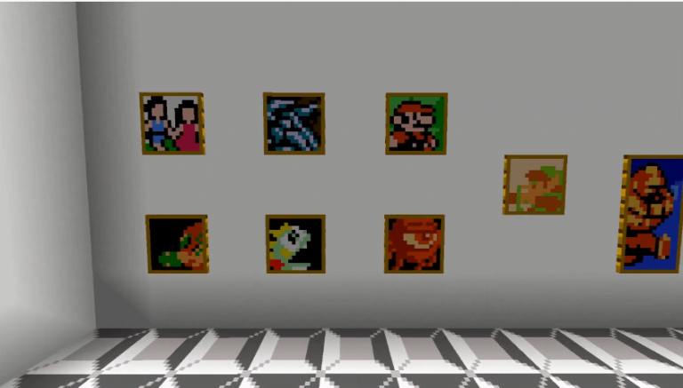 Retro NES Resource Pack 1.17.1/1.15.2/1.14.4 for Minecraft - Wminecraft.net