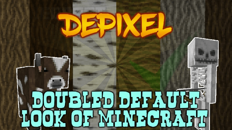 Depixel Resource Pack 1.17.1/1.16.5/1.15.2 for Minecraft - Wminecraft.net