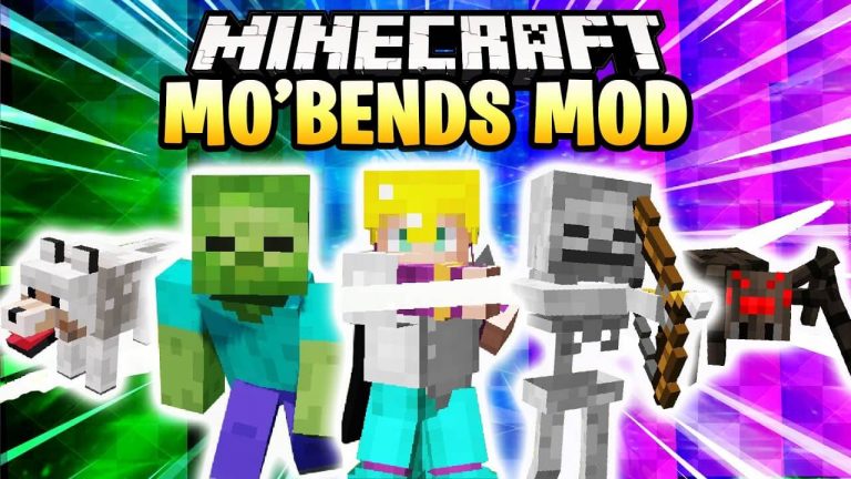 Mo’ Bends Mod 1.12.2 - where you can freely create cool animations for your character