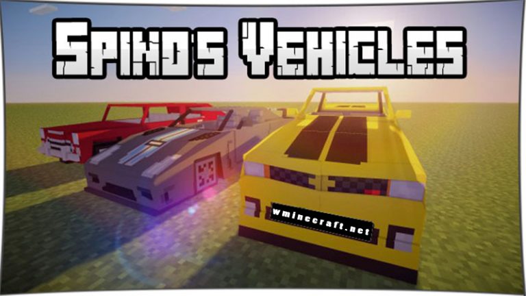 Spino’s Vehicles for Minecraft – Cars Mod Minecraft - Wminecraft.net