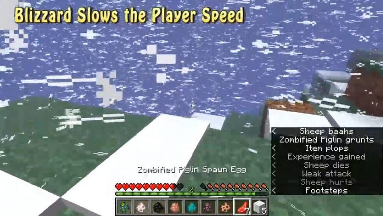 Download Better Weather Mod for Minecraft 1.16.4-1.16.1 (Blizzard, Acid)