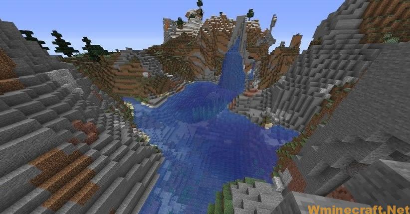 Mountain Lake Seed - Views (204) - Wminecraft.net