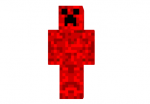 Red Creeper Skin - Wminecraft.net