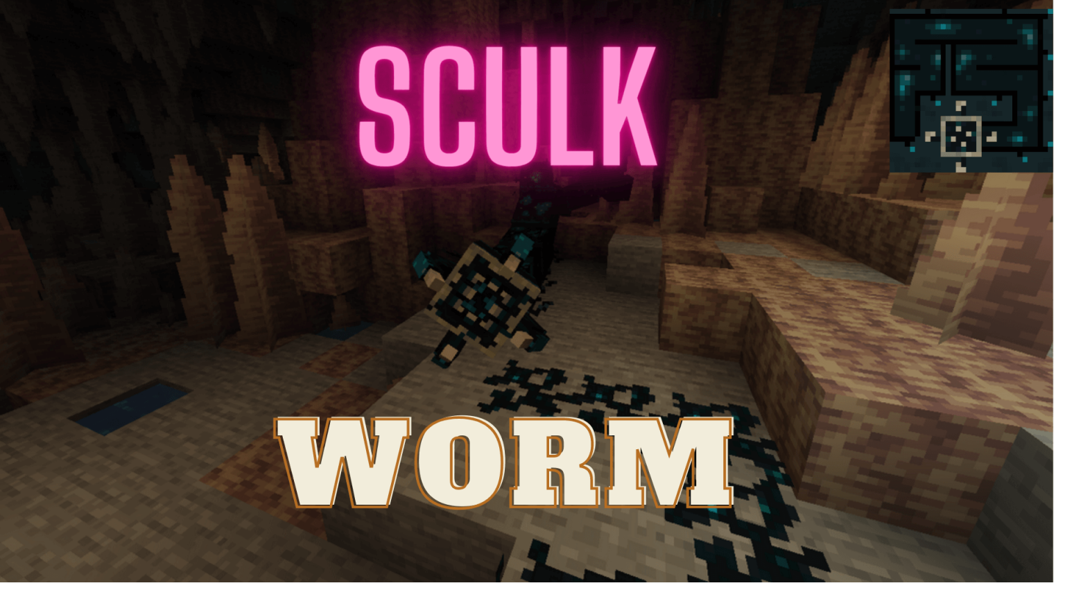 Sculk Worm Mod 1.18.1 Mob for Minecraft - Wminecraft.net