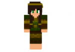 Girl Earthbender Skin - Wminecraft.net