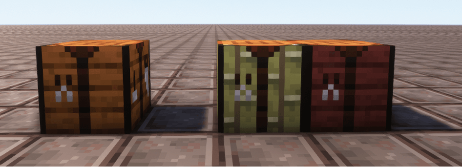 Variant Crafting Tables Mod 1.18.1 Crafting table variants for all wood ...