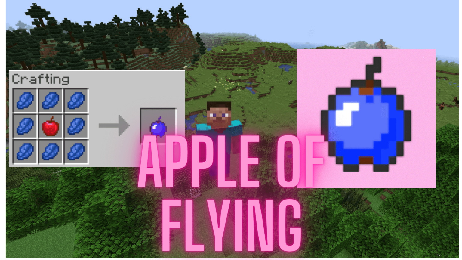 Apple of Flying Mod 1.17.1: Fly with Ease in Minecraft! - Wminecraft.net