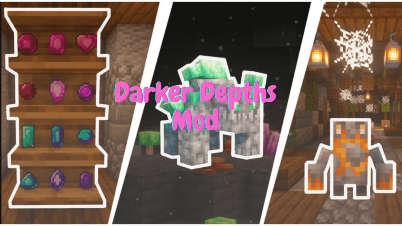 Darker Depths Mod 1.16.5 Adds an Expansion for Caves with Cool Features ...