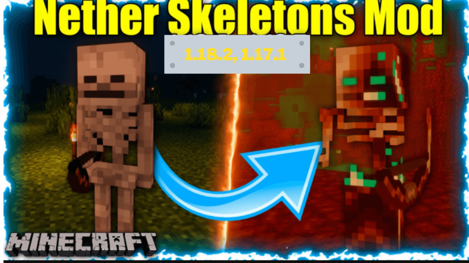 Nether Skeleton Mod 1.18.2, 1.17.1: More Varieties of Skeletons in the ...