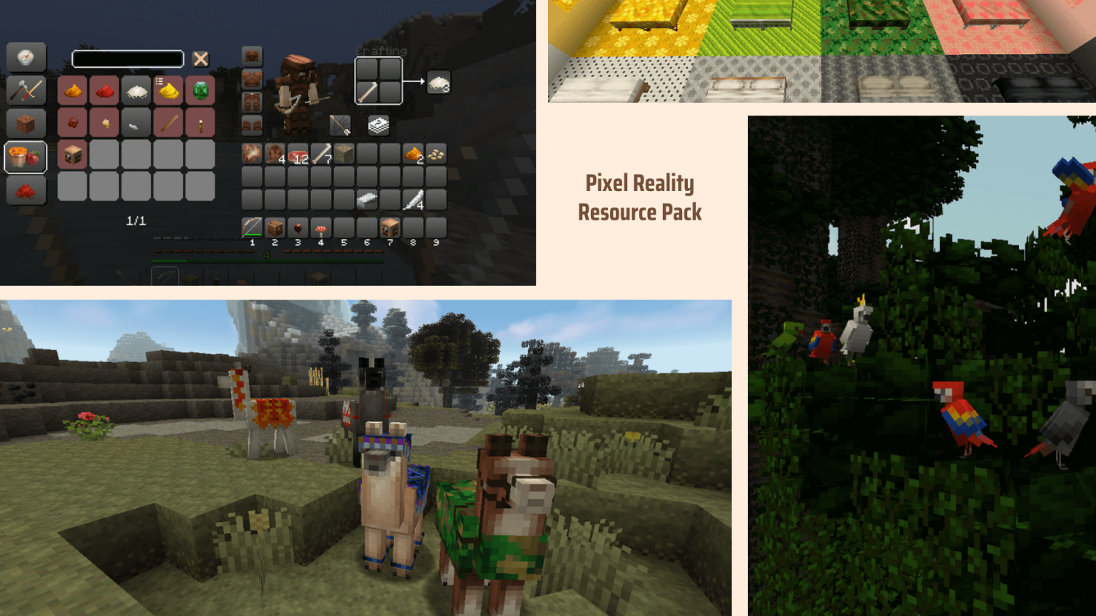 Pixel Reality Resource Pack for Minecraft 1.17.1, 1.16.5: Spectacular ...
