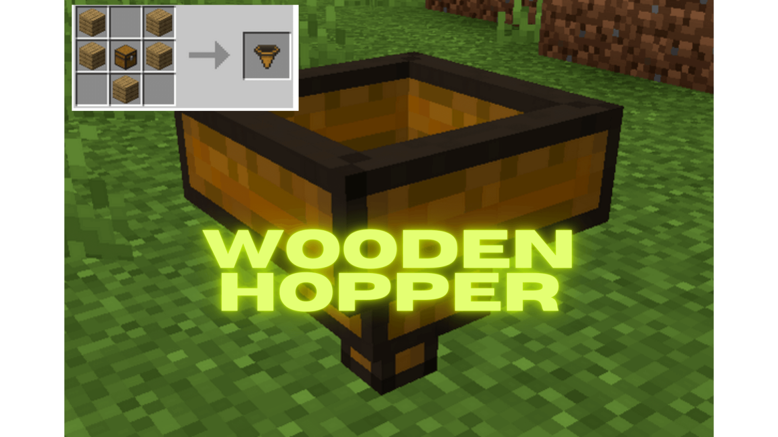Wooden Hopper 1.18.2, 1.17.1: Forge Mod Adds a Wooden Hopper to the ...