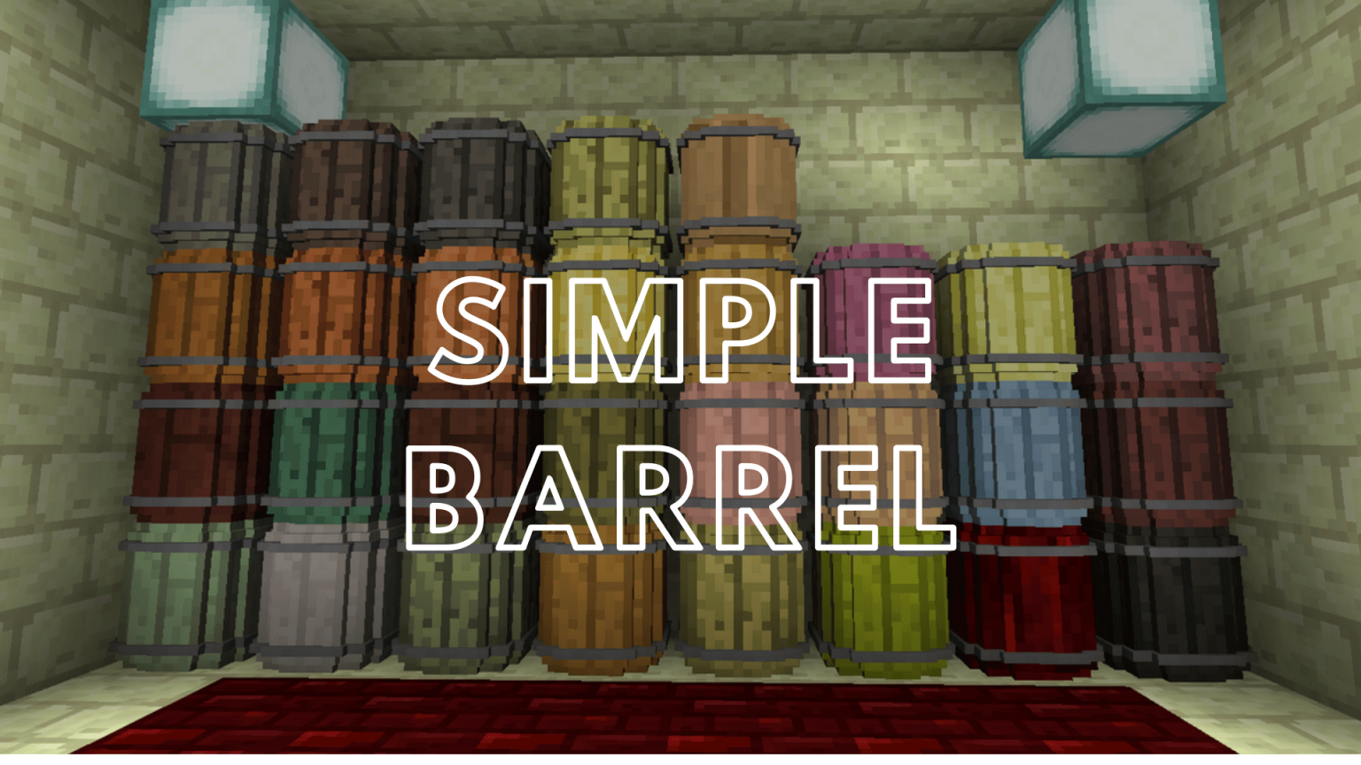 Simple Barrel Mod 1.12.2, 1.11.2: 4096 Item Storage Capacity ...