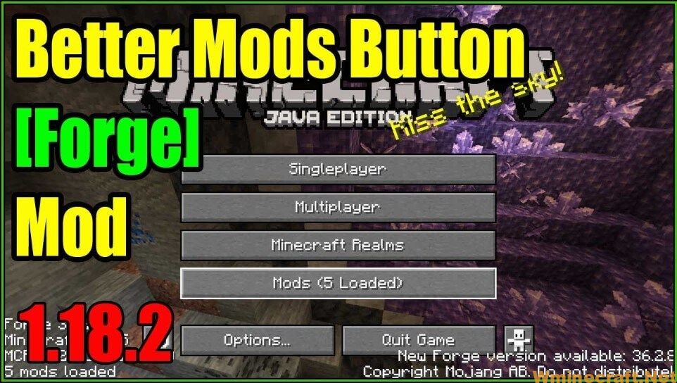 Better Mods Button Mod 1192 1182 Adds The Mods Button Back To The Pause Screen