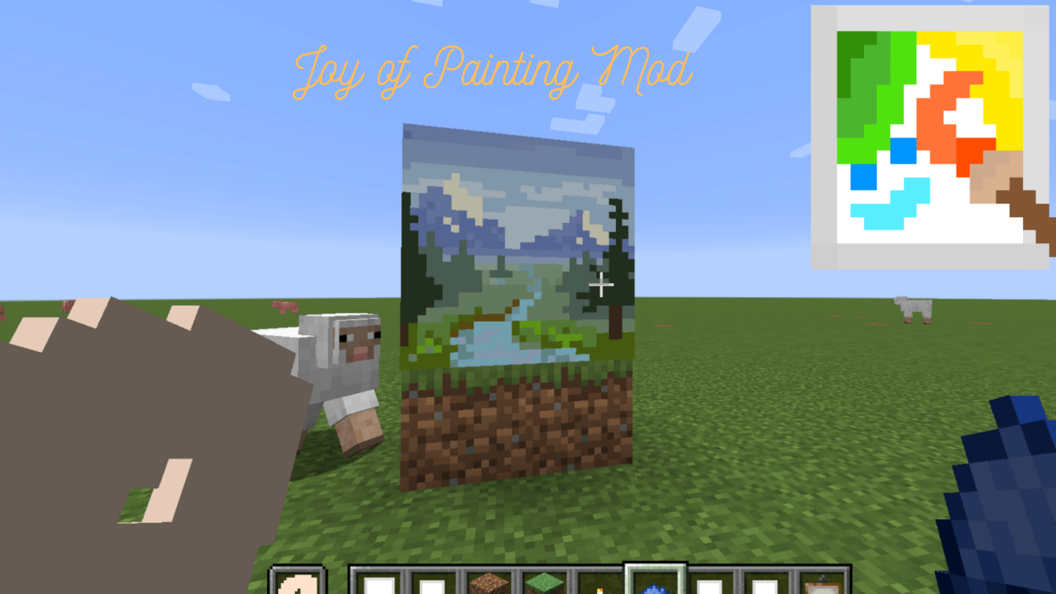 Get Inspired with the Joy of Painting Mod for Minecraft 1.19.3-1.16.5 - Wminecraft.net