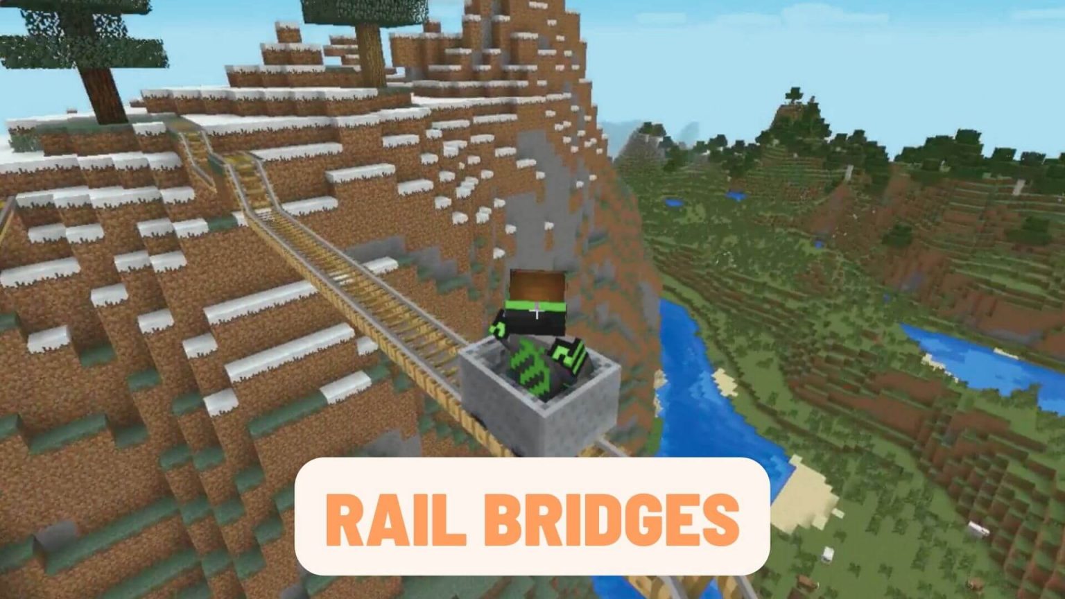 Rail Bridges Mod: Transform Your Minecraft Transportation with Advanced Rail Solutions ...