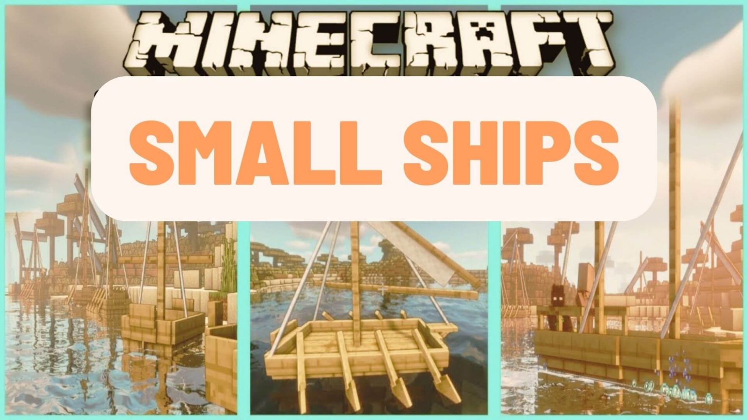 Small Ships Mod 1.19.2, 1.18.2: Sail the Seas with Style and ...